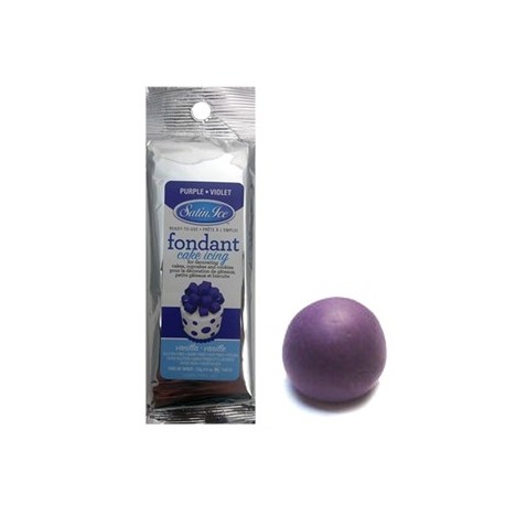 Fondant à rouler Satin Ice Vanille - Violet 125g