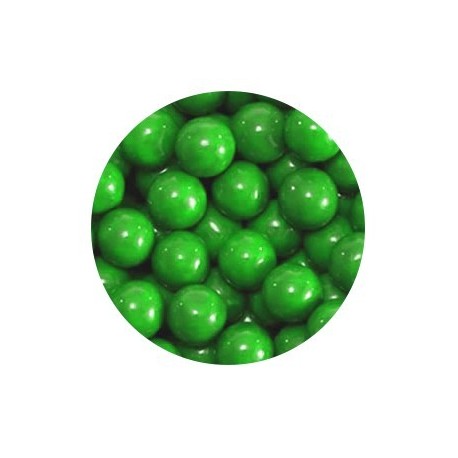 Perle chocolatée 10 mm - Vert foncé
